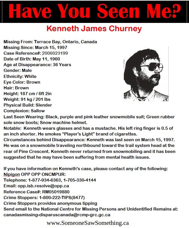Have You Seen Kenneth James Churney? – Someone Saw Something