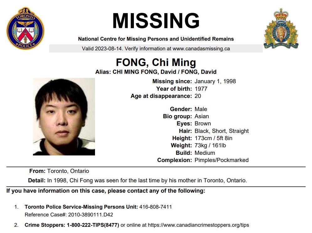 Have You Seen Chi Ming Fong? – Someone Saw Something