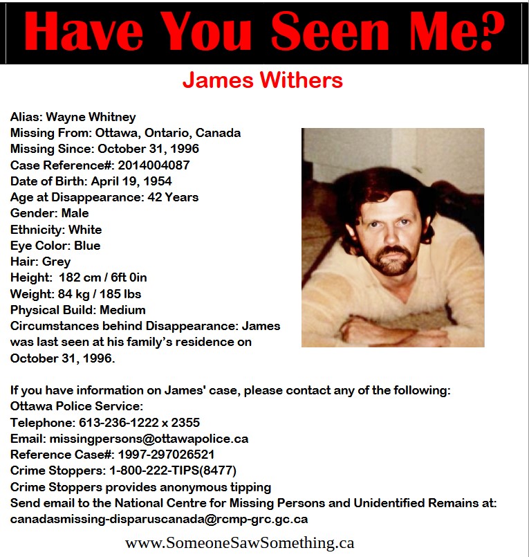 Have You Seen James Withers? – Someone Saw Something