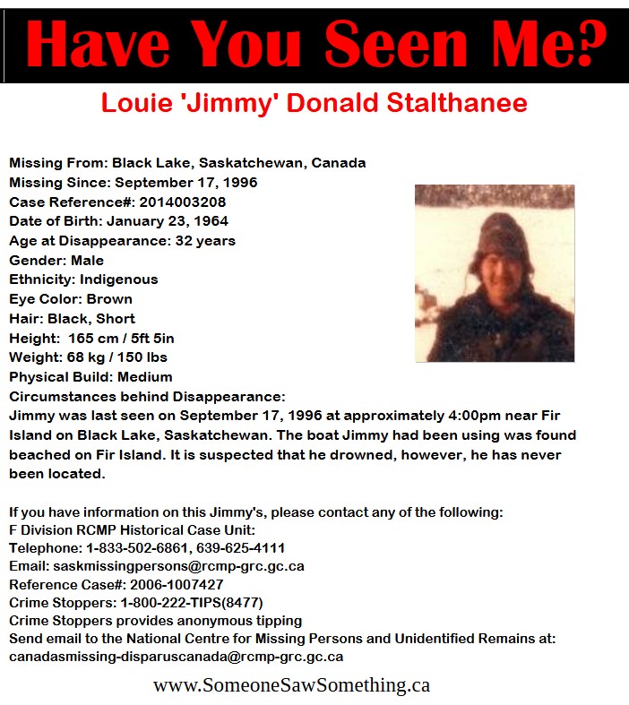 Have You Seen Louie Jimmy Donald Stalthanee? – Someone Saw Something