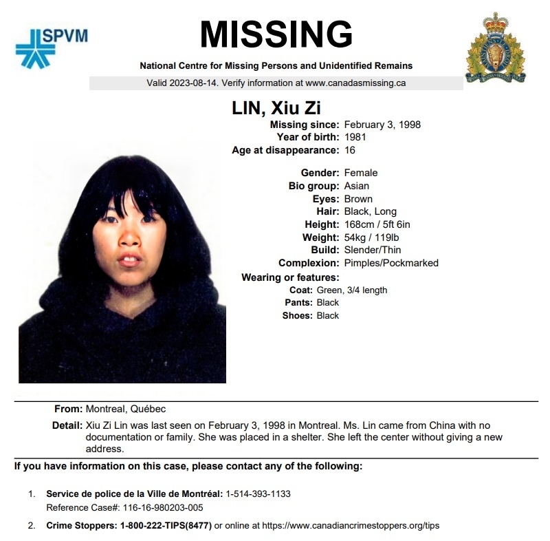 Have You Seen Xiu Zi Lin? – Someone Saw Something