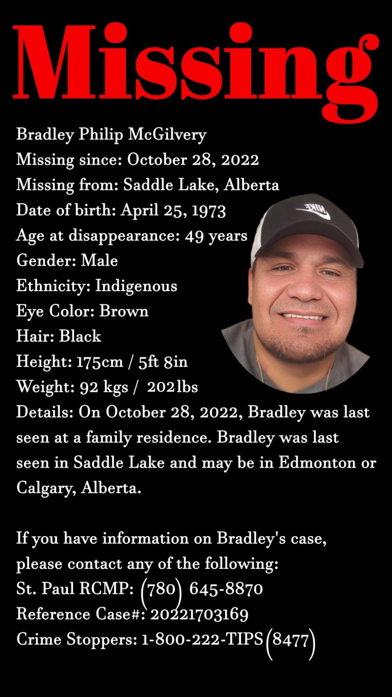 LOCATED – Bradley Philip McGilvery – Someone Saw Something